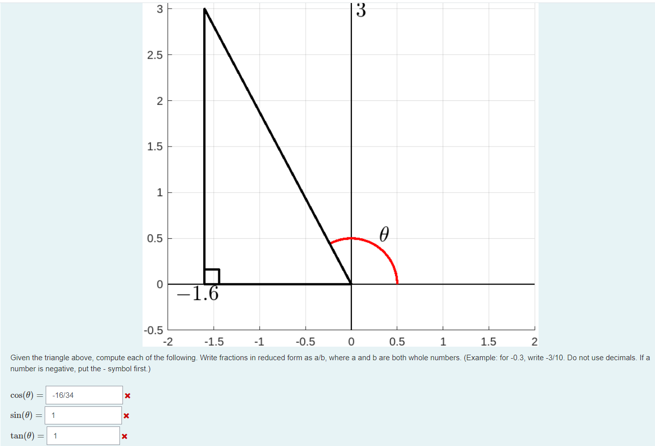 Solved Given the triangle above, compute each of the | Chegg.com