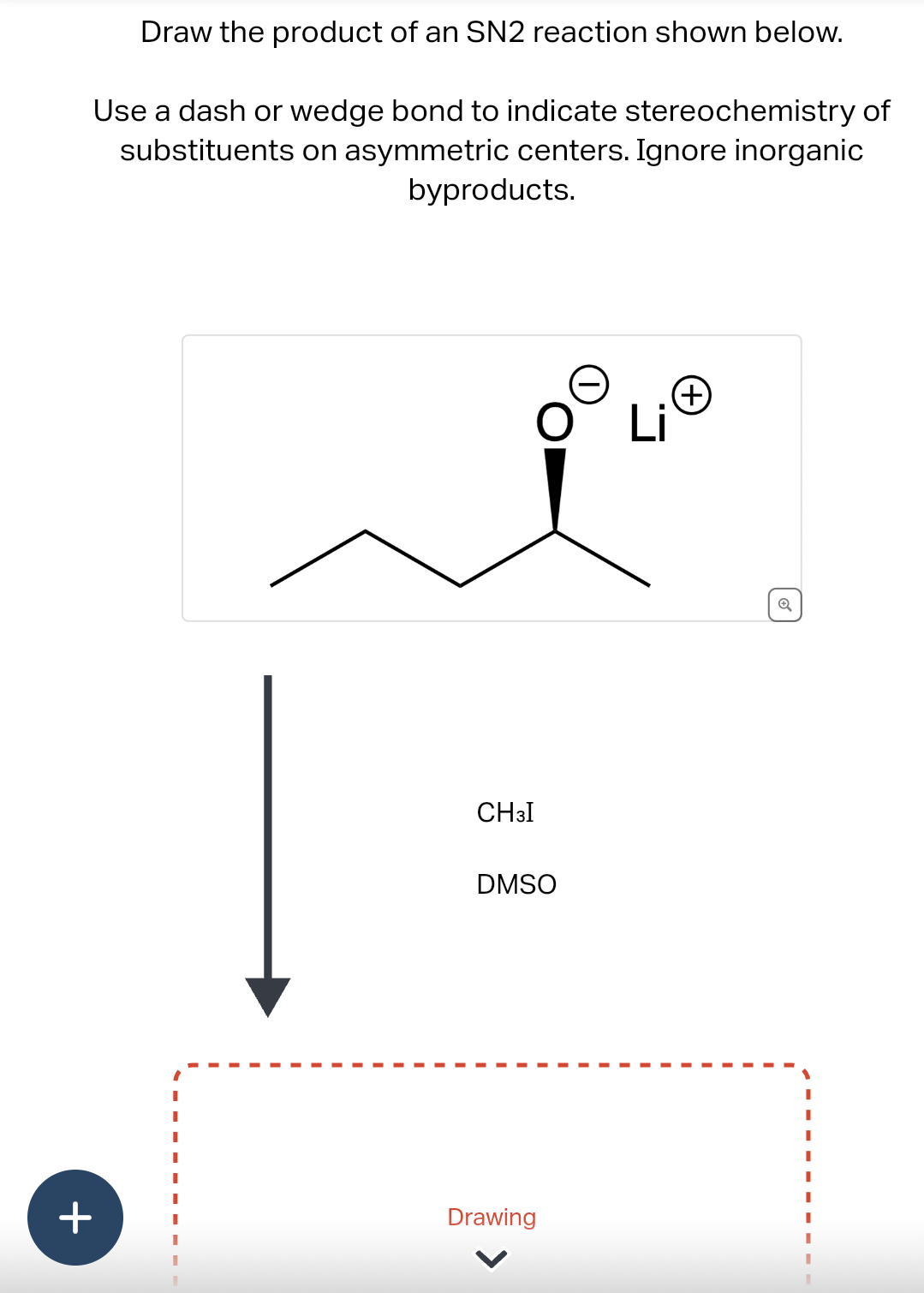 Solved Draw the product of an SN2 reaction shown below. Use | Chegg.com