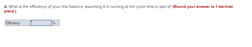 Solved The desired daily output for an assembly line is 480 | Chegg.com