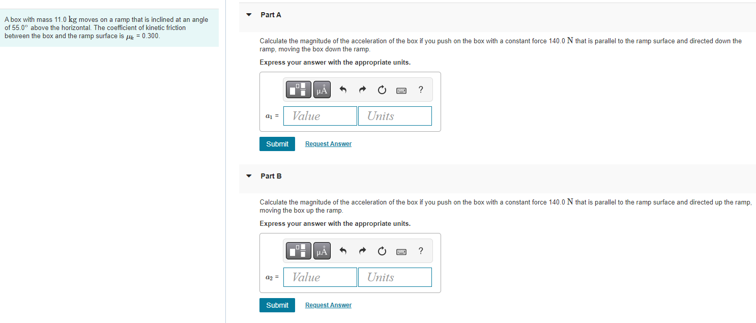 Solved - Part B Calculate the magnitude of the acceleration | Chegg.com
