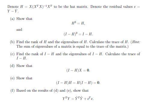 Solved Suppose there are m predictors in the multiple linear | Chegg.com