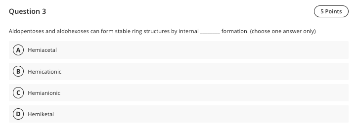 Solved Question 3 ( 5 Points Aldopentoses and aldohexoses | Chegg.com