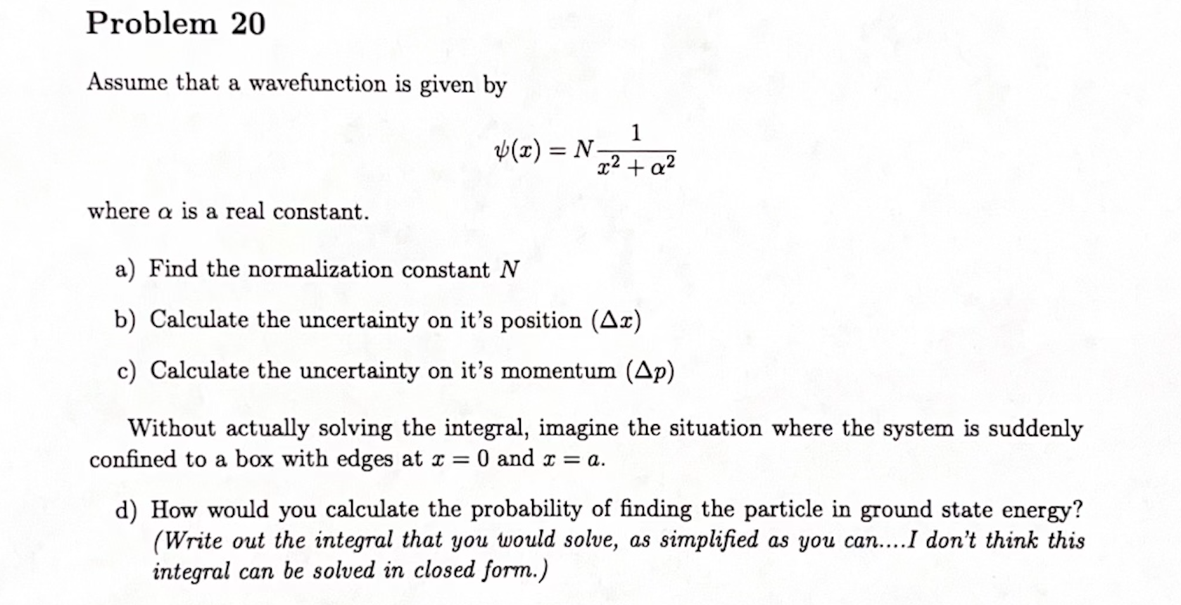 Solved do ALL parts (a,b,c,d) with FULL STEP BY STEP | Chegg.com
