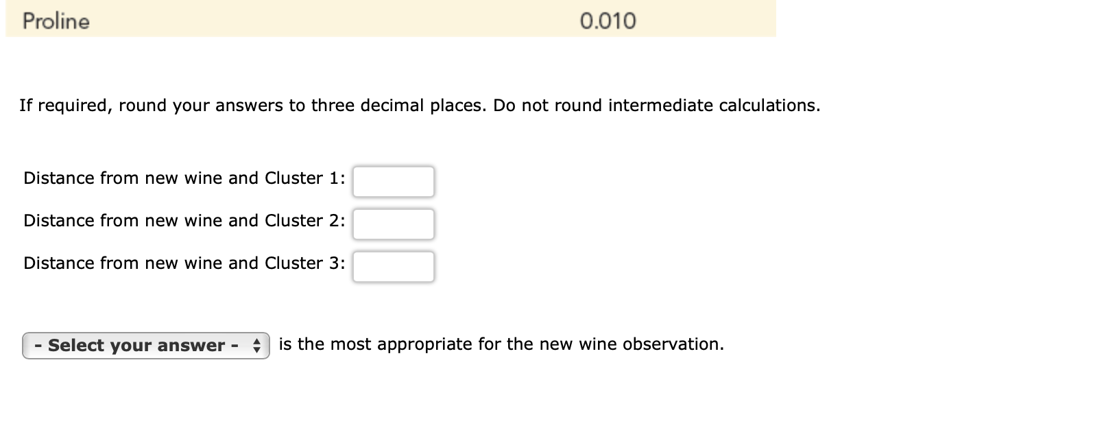 [Solved]: Jay Gatsby categorizes wines into one of three c