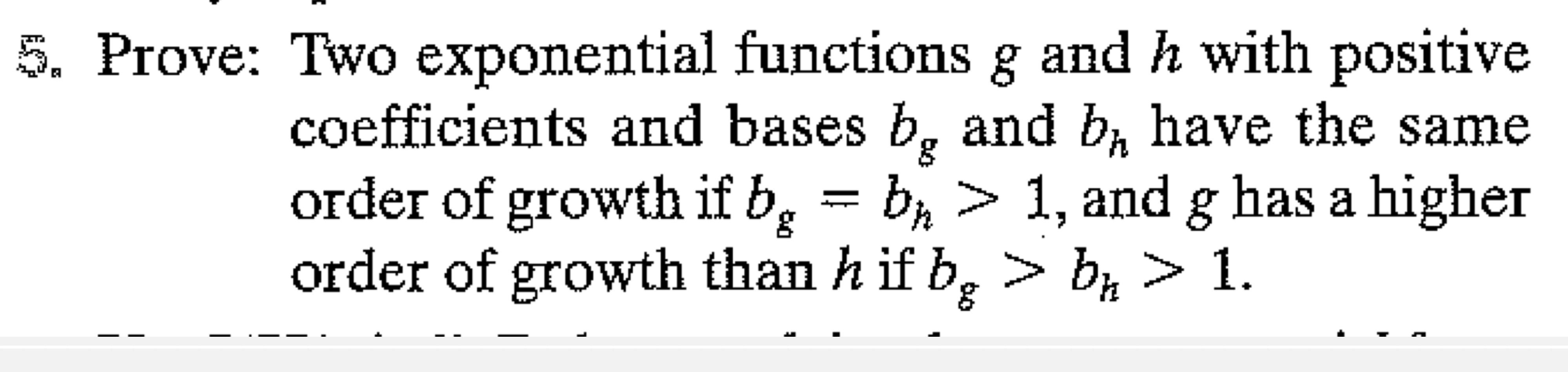 coefficients and bases bg and bh have the same order | Chegg.com
