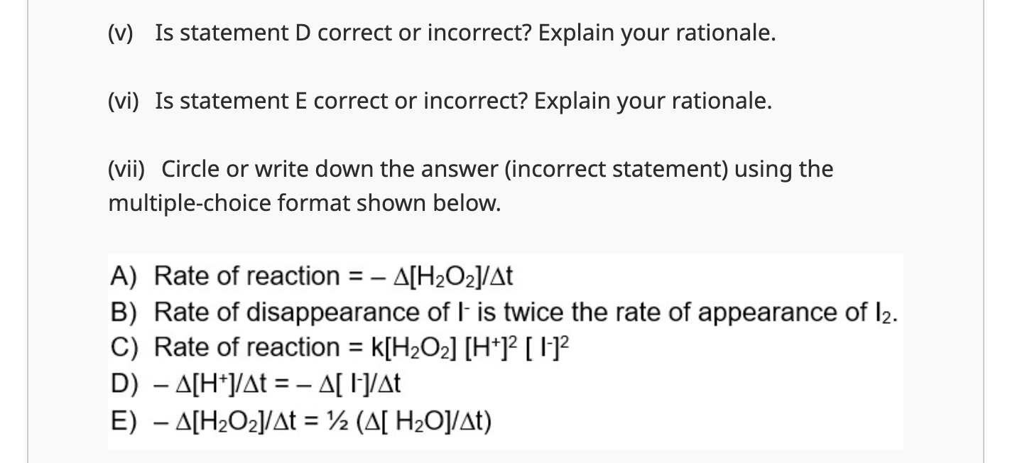 Solved Recall that reaction rate is defined with reference | Chegg.com