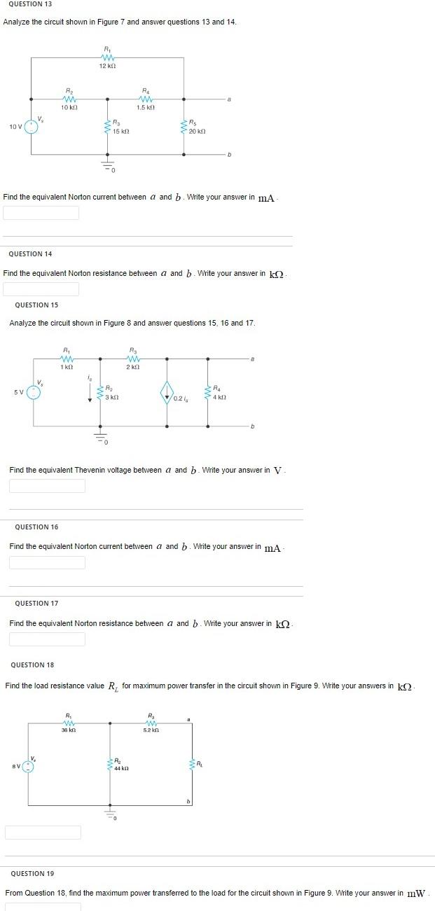 Solved Analyze the circuit shown in Figure 7 and answer | Chegg.com