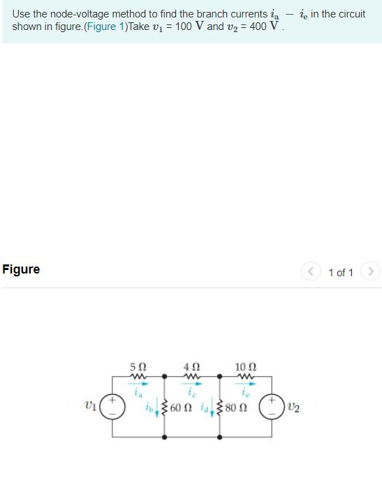 Solved Find the value of Ia, Ib, Ic, Id, Ie, and the total | Chegg.com