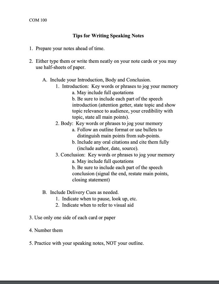  How To Start An Informative Speech Introduction How To Write An 