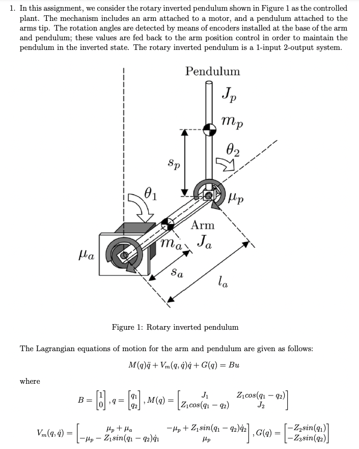 1. In this assignment, we consider the rotary | Chegg.com