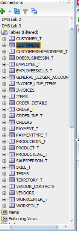Solved Connections モ 曰 CUSTOMERS CUSTOMERID CUSTOMER | Chegg.com