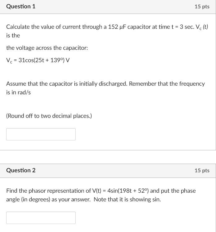 Solved Question 1Calculate the value of ﻿current through | Chegg.com