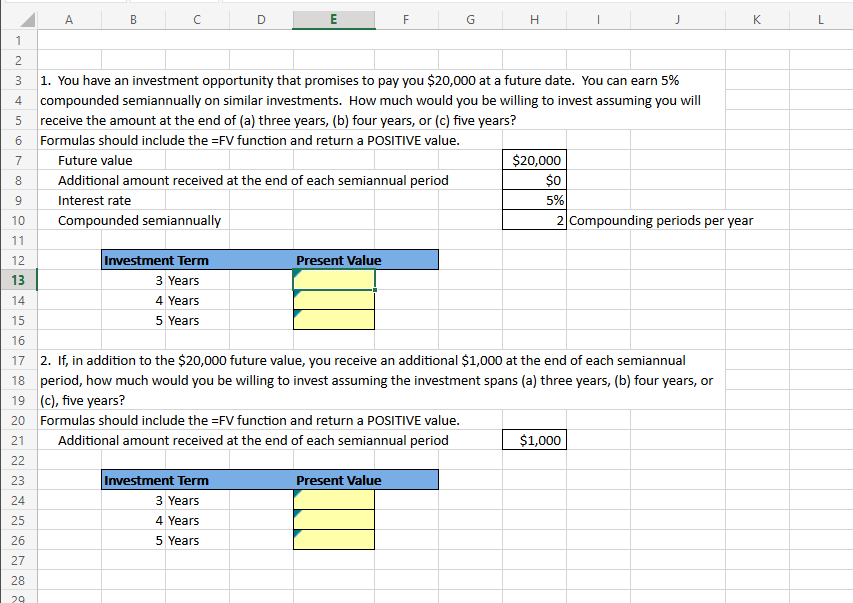 Solved 1. You have an investment opportunity that promises | Chegg.com