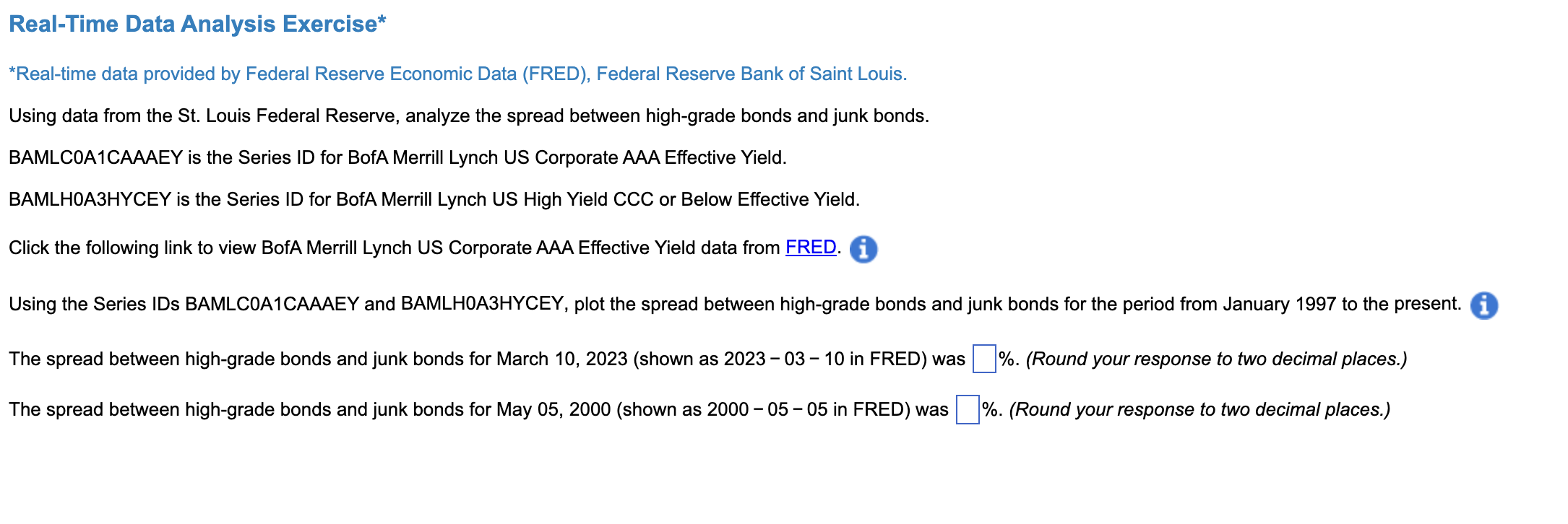 Solved Real-Time Data Analysis Exercise* *Real-time data | Chegg.com