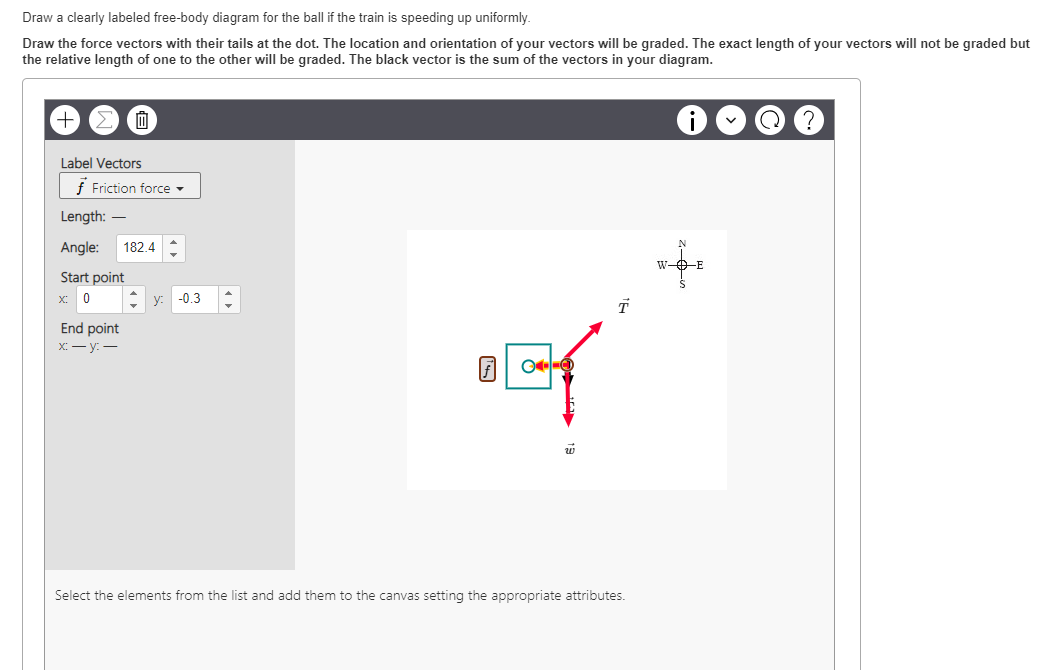Solved A ball is hanging from a long string that is tied to | Chegg.com