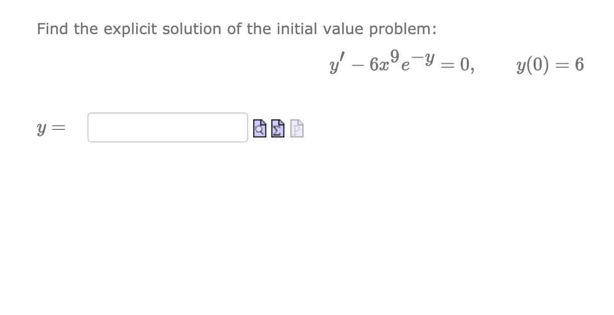 Solved Find the explicit solution of the initial value | Chegg.com