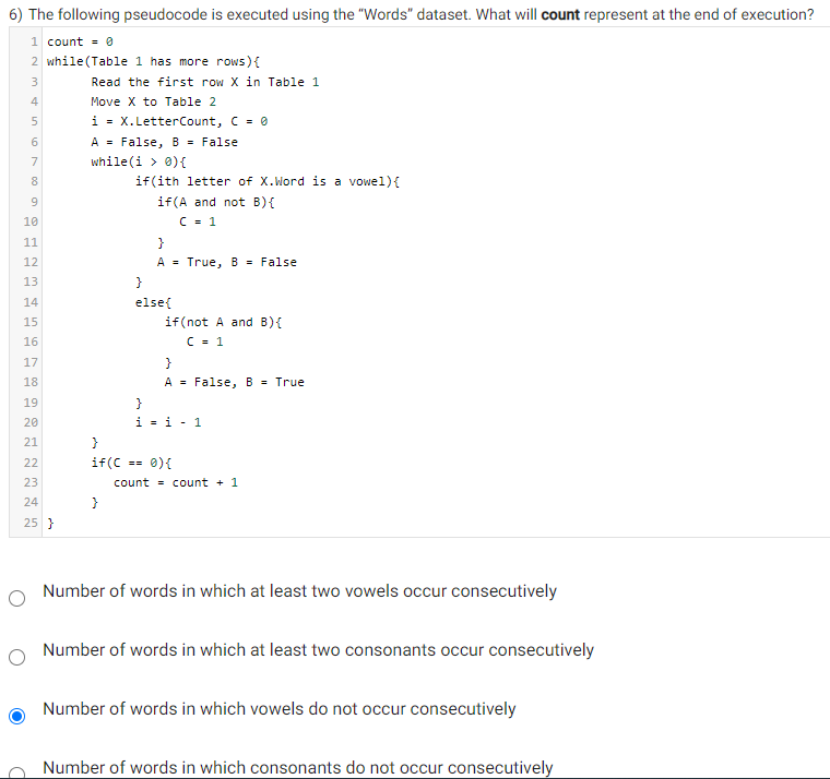 Solved Number of words in which at least two vowels occur | Chegg.com