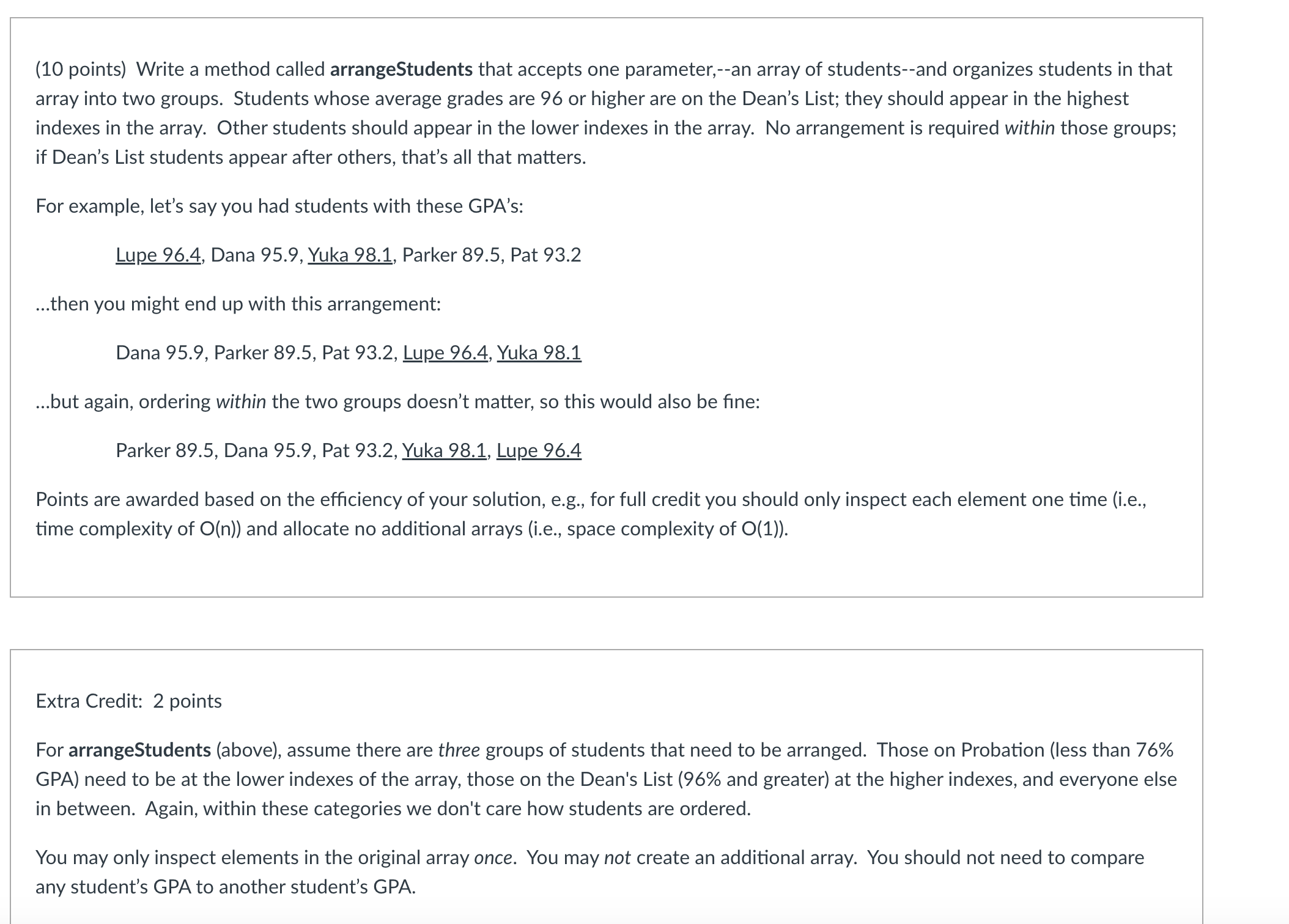 Solved Question Group: Write Code Each Student object has | Chegg.com