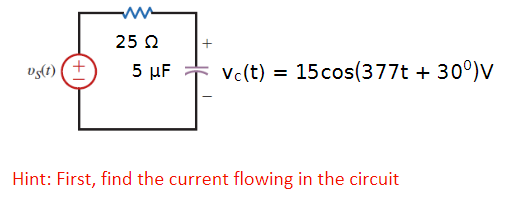 Solved Hint: First, find the current flowing in the circuit | Chegg.com
