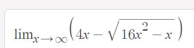 Solved limx→∞(4x−16x2−x) | Chegg.com