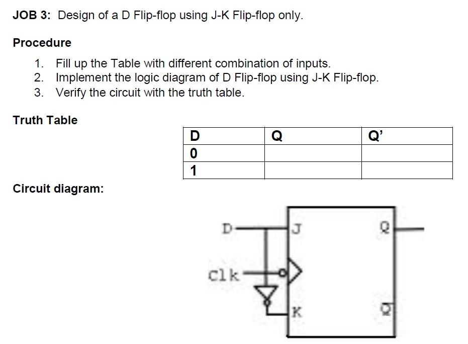 Solved Objectives Familiarize with the analysis of Flip-Flop | Chegg.com