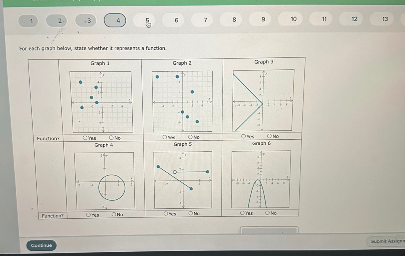 Solved For each graph below, state whether it represents a | Chegg.com