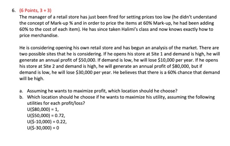Solved Please answer number 6 | Chegg.com Solved Please answer number 6 | Chegg.com