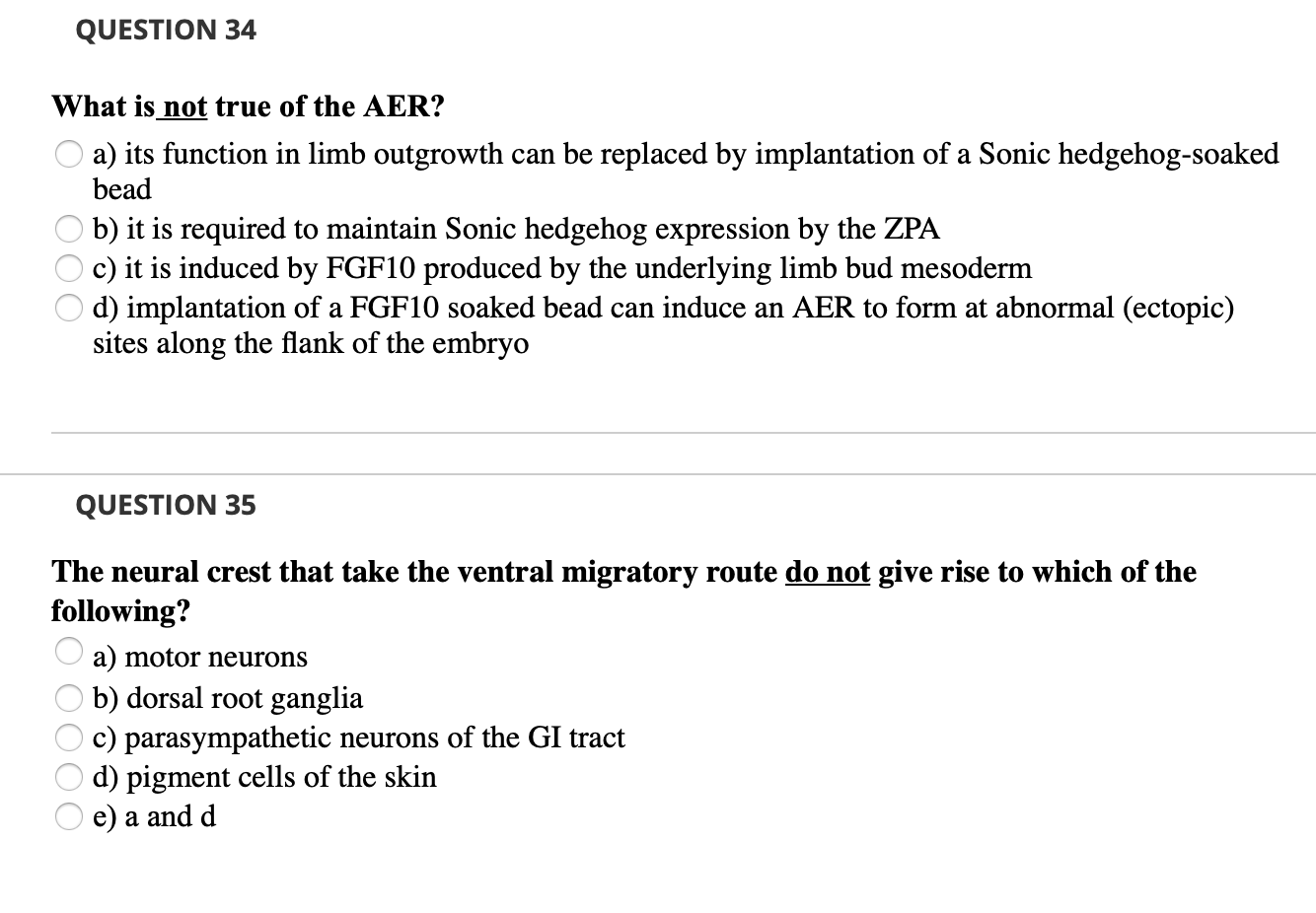Solved QUESTION 34 What is not true of the AER? a) its | Chegg.com