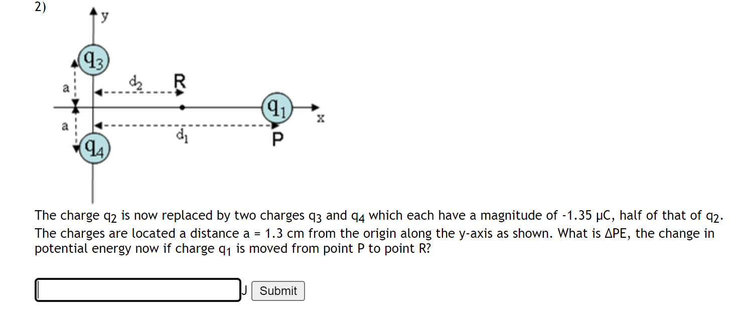 Solved A point charge q2=−2.7μC is fixed at the origin of a | Chegg.com