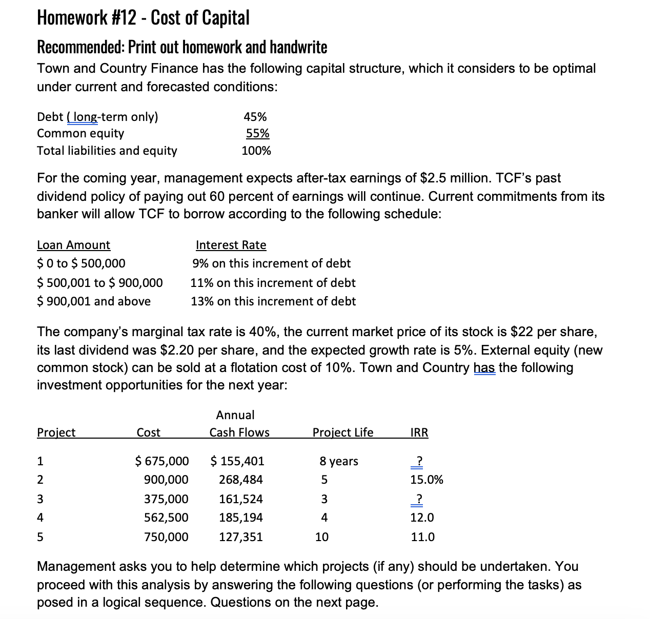 Solved 1.) How many breaks are in the MCC schedule? At what | Chegg.com