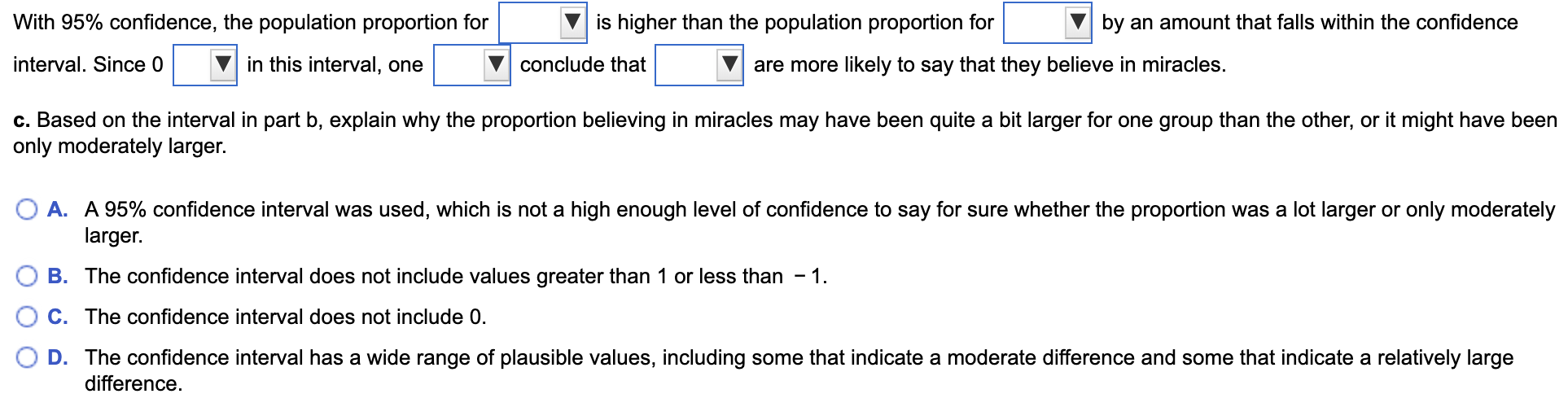 Solved p2= construct a 95% interval for p1,p2. Round the | Chegg.com