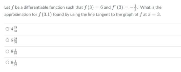 Solved Let f be a differentiable function such that f(3)=6 | Chegg.com