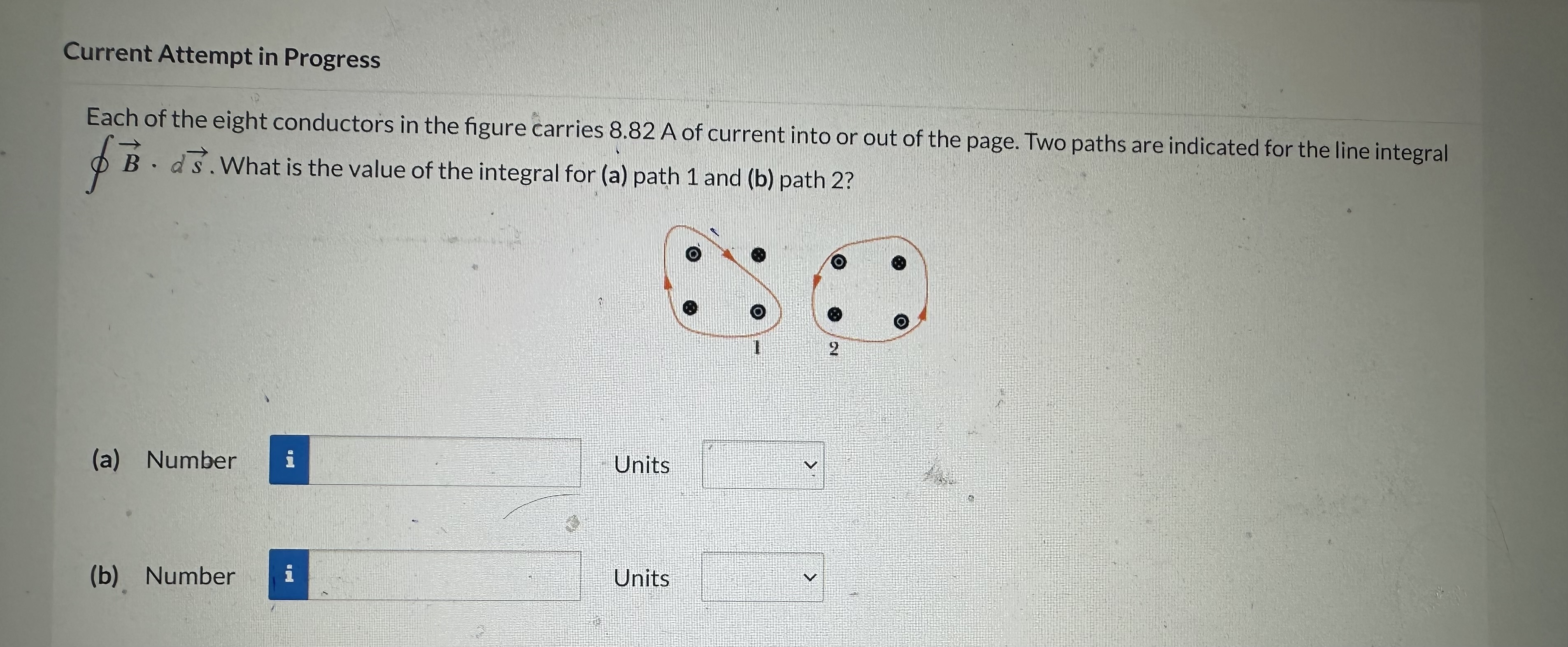 Solved Each of the eight conductors in the figure carries | Chegg.com