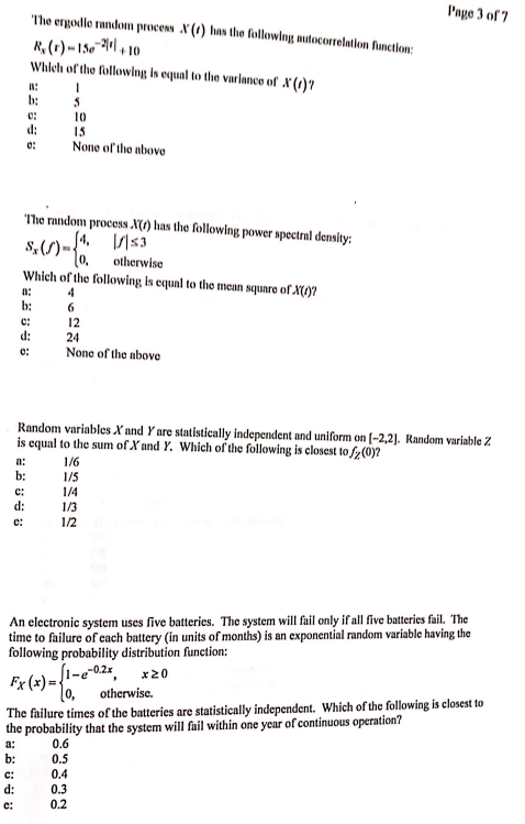 Solved PLEASE ANSWER EACH QUESTION AS FAST AS POSSIBLE! I | Chegg.com