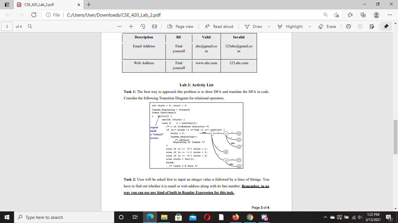 DE CSE_420_Lab_2.pdf х + c File | Chegg.com
