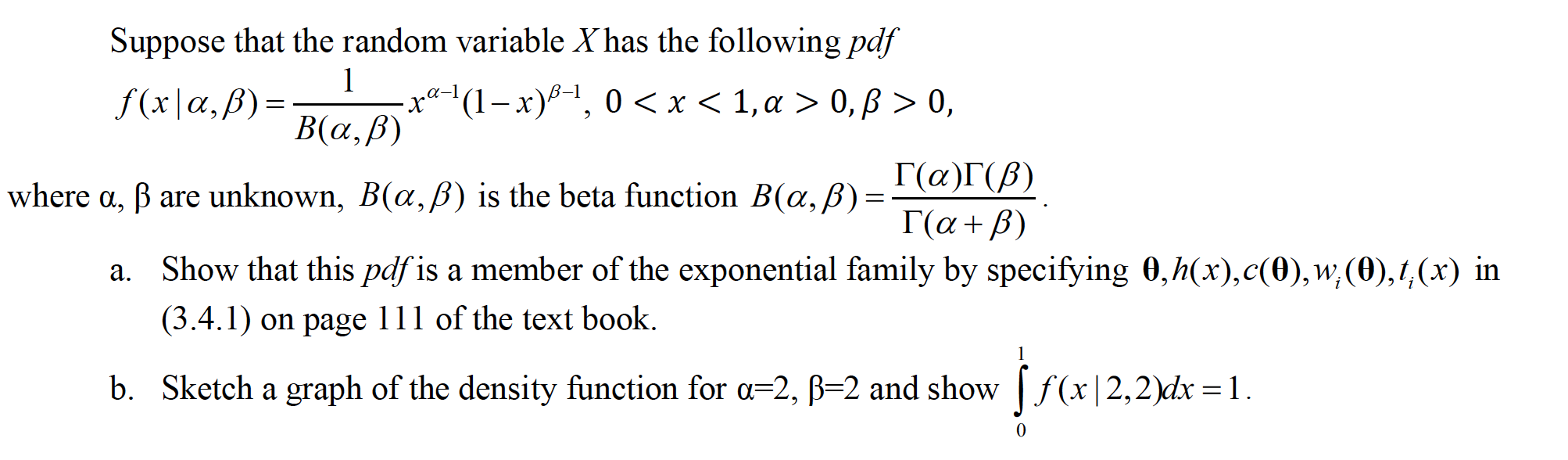 Solved Suppose that the random variable X has the following | Chegg.com
