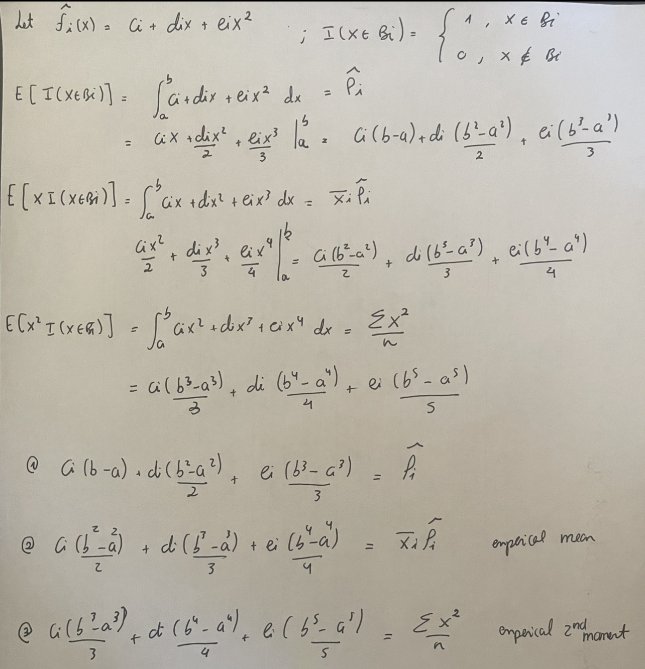 Solved I need to theoretically derive the coefficients | Chegg.com