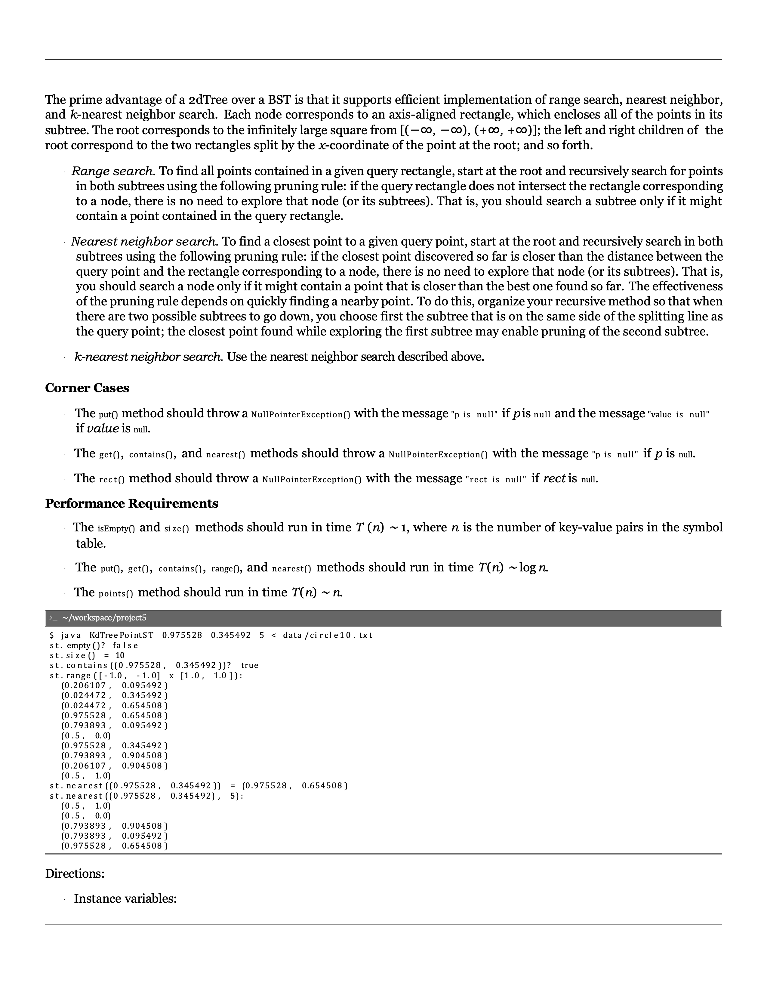 Solved Problem 2 2dtree Implementation Develop A Data 