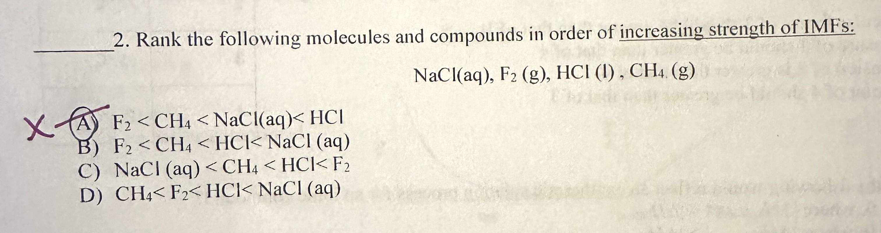 Solved Please explain why the chosen answer is incorrect. | Chegg.com