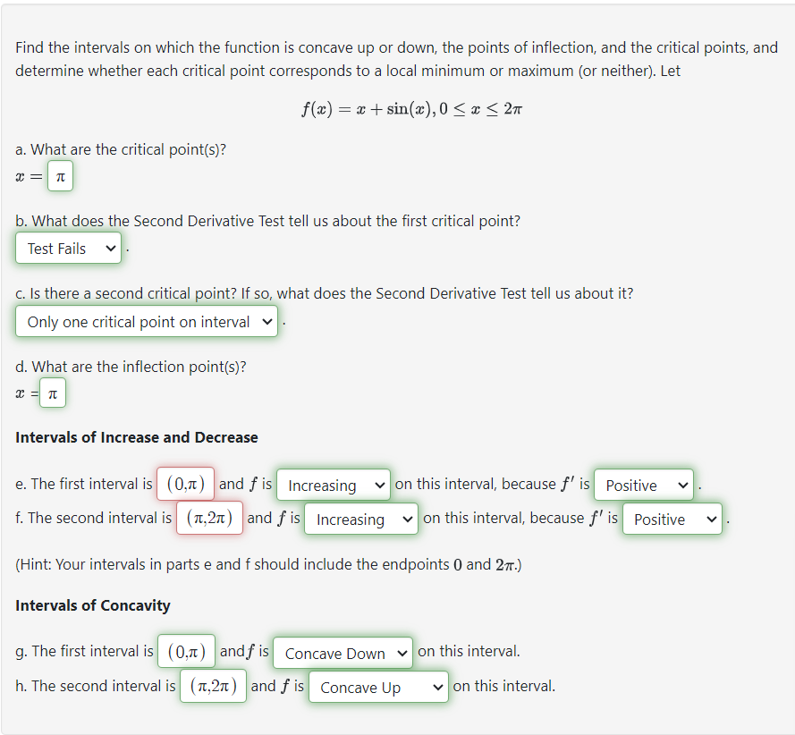 Solved Find the intervals on which the function is concave | Chegg.com