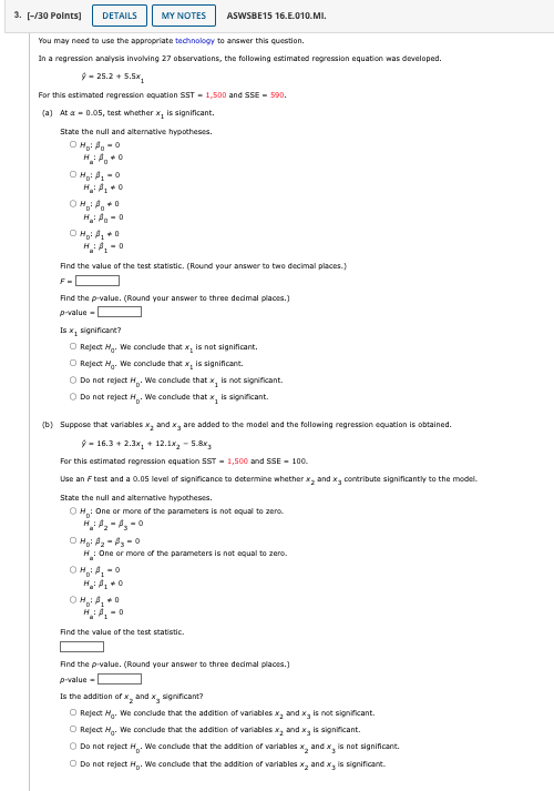 Solved You may need to use the approperiate technology to | Chegg.com