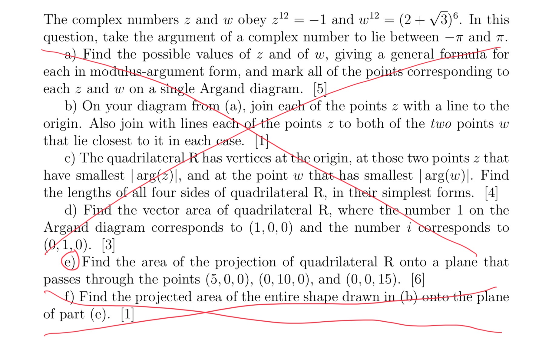 Solved The complex numbers z ﻿and w ﻿obey z12=-1 ﻿and | Chegg.com
