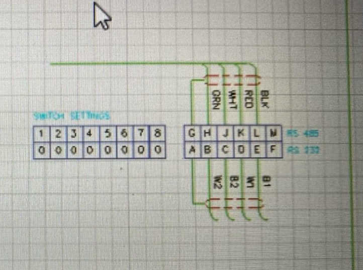 Solved . Produce a wiring and interconnection CAD drawing to | Chegg.com