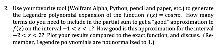 Solved Use your favorite tool (Wolfram Alpha, Python, pencil | Chegg.com