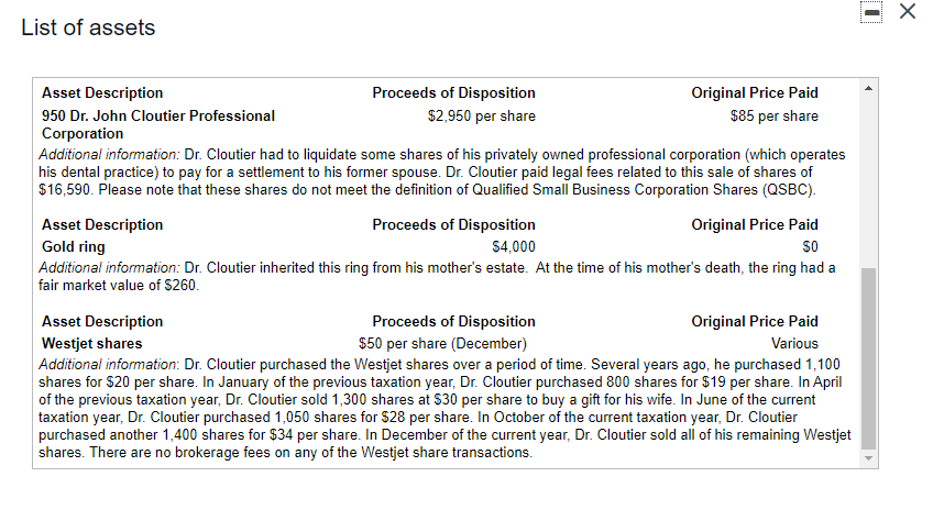Solved Dr. John Cloutier is 36 years old and is in the | Chegg.com