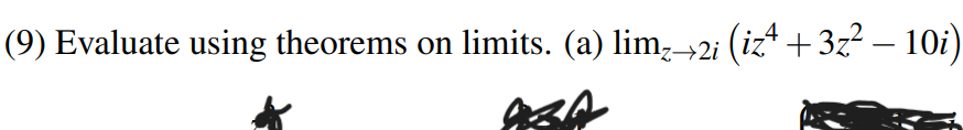 Solved (9) ﻿Evaluate using theorems on | Chegg.com