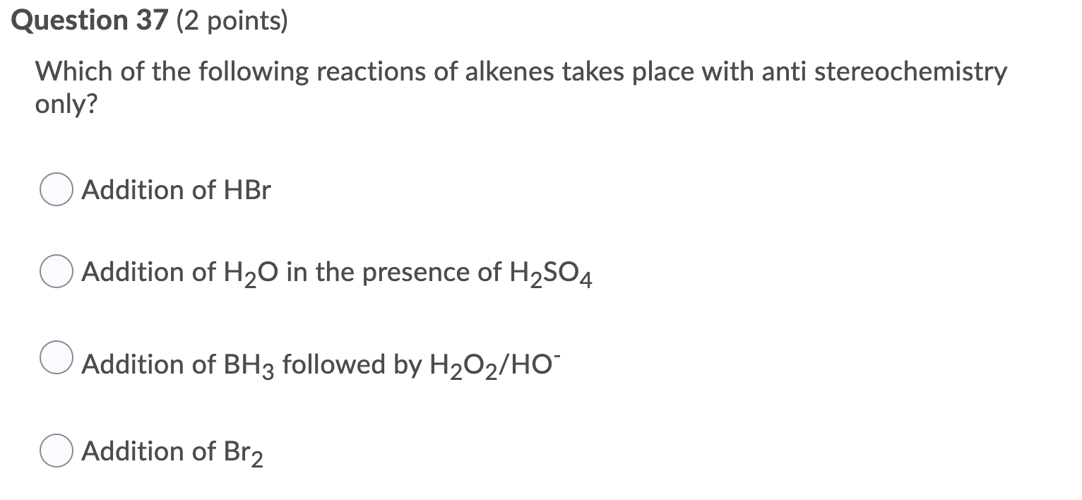 Solved Question 37 (2 points) Which of the following | Chegg.com