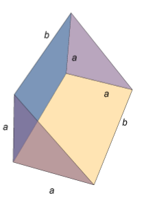 Solved A plough has the shape of a half cuboid with the side | Chegg.com