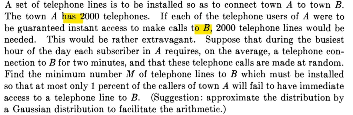 Solved A set of telephone lines is to be installed so as to | Chegg.com