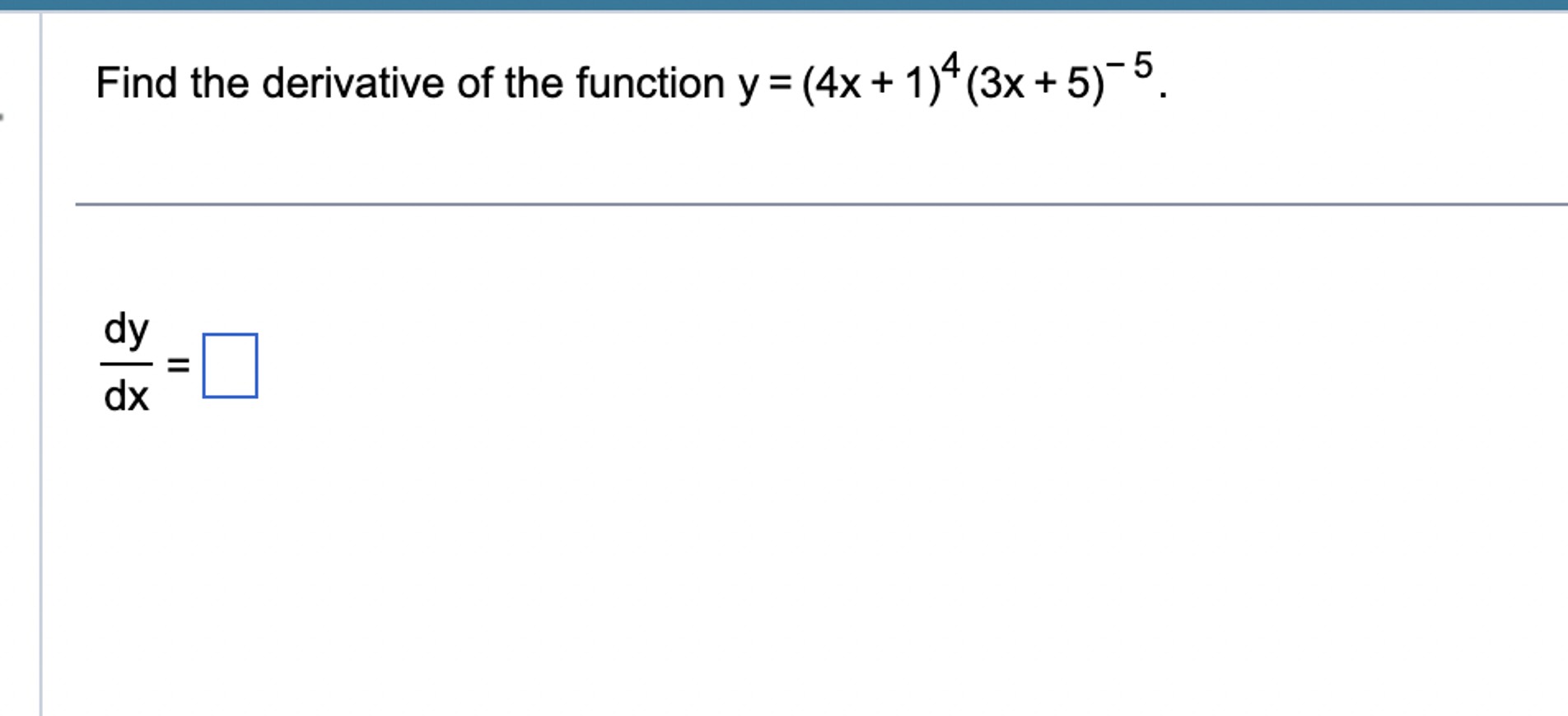 Solved Find the derivative of the function | Chegg.com